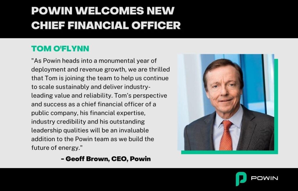 Powin Welcomes Tom O’Flynn as Chief Financial Officer | by Powin Energy ...