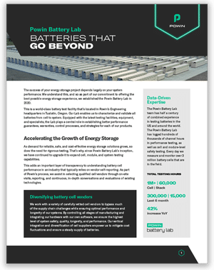 Watt's New: Recapping Energy Storage and Powin in Q3 2023