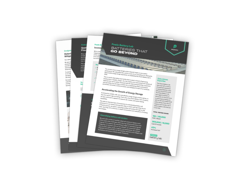 The Powin Pod | The Next Evolution in BESS Technology